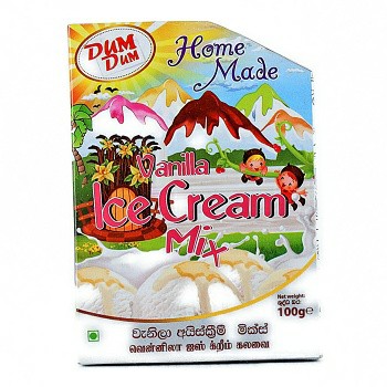 Dum Dum Ice Cream Mix Vanilla 100g – Snappers.lk