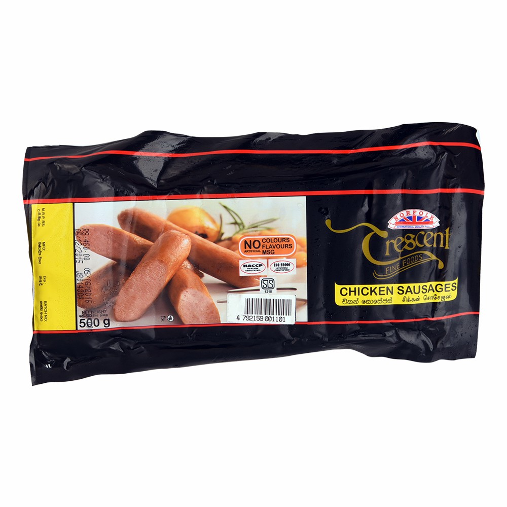 Crescent Chicken Sausages 500g – Snappers.lk