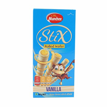 Munchee Stix Wafer Stick Vanila 100g – Snappers.lk