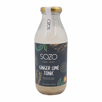 Sozo Ginger Lime Tonic 350ml – Snappers.lk