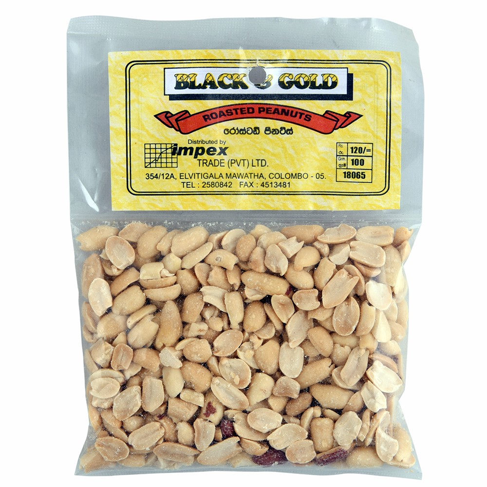Black & Gold Rstd Peanuts 100g – Snappers.lk
