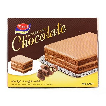 Tiara Sponge Layer Cake Choc 480g – Snappers.lk