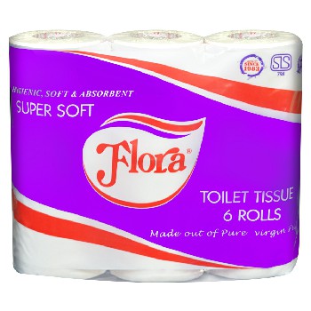Flora Toilet Rolls 6S – Snappers.lk