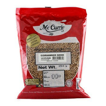 Mccurrie Corriander Seed 250g – Snappers.lk