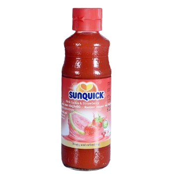 Sunquick Concentrate Guava And Strawberry Glass Bottle 300Ml – Snappers.lk