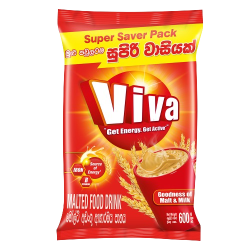 Viva Malted Food Drink Pou 600g – Snappers.lk