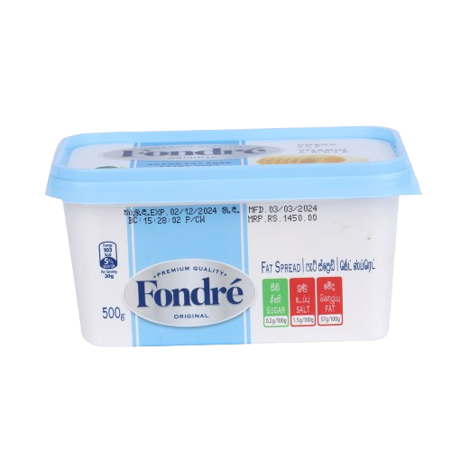 Fondre Fat Spread 500g – Snappers.lk